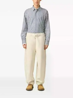 AMI Paris Cotton Track Pants With Heritage Label