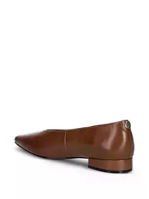 Furla Pointed-toe Leather Ballet Flats