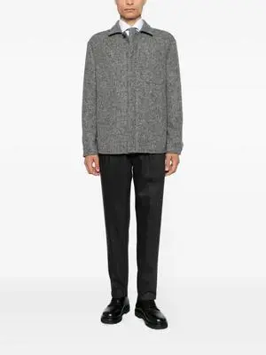 Eleventy Pleated Wool Trousers
