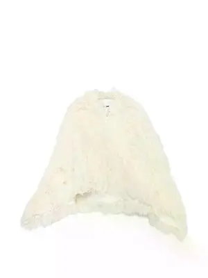 DARKPARK Christy Fringed-detail Cape - Neutrals