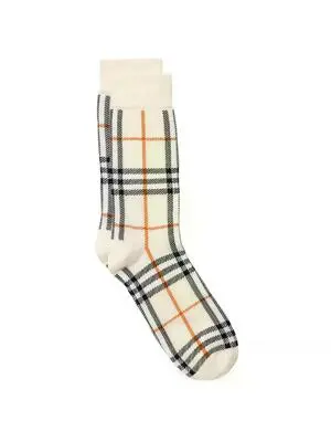 Burberry Check Cotton-nylon-blend Socks