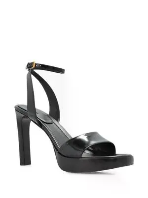 Balenciaga Fargo Sand Ankle-strap Sandals