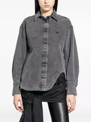 Attico Eliza Asymmetric-hem Shirt