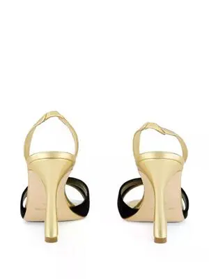 Manolo Blahnik Callydra Leather Sandals