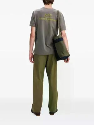 A.p.c. Straight-leg Cotton Trousers