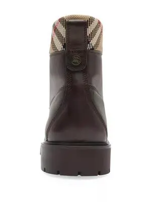 Burberry Leather Durham Boots