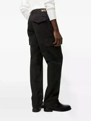 Burberry Cotton Cargo Trousers - Brown