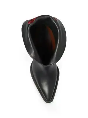 Chloé Azelan Leather Cowboy Boots