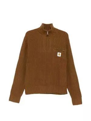 Carhartt Work In Progress Ribbed Quarter-zip Sweater
