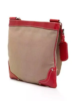 Prada 2010-2026 Canvas Canapa Logo Crossbody Bag