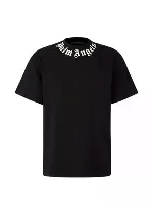 Palm Angels Logo-print T-shirt - Black