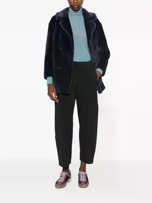 Herno Elasticated-waistband Trousers - Black