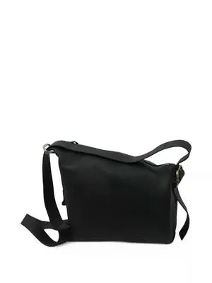 Loewe Medium Loop Bucket Hammered Leather Bag - Black