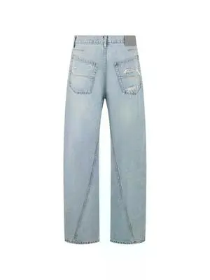 Balenciaga Distressed Loose-fit Jeans