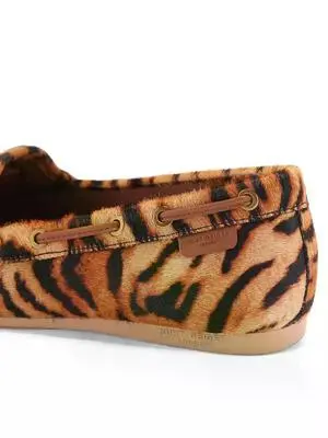 Kurt Geiger Tiger-print Quilted Loafers