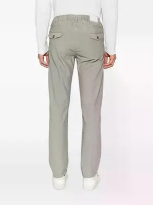 Eleventy Drawstring-waistband Straight-leg Trousers