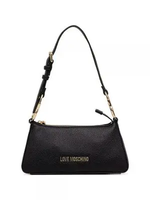 Moschino Logo-lettering Shoulder Bag - Black