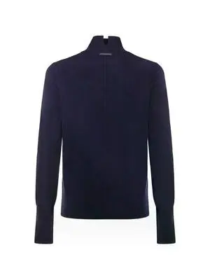Pinko High-neck Logo-patch Sweater