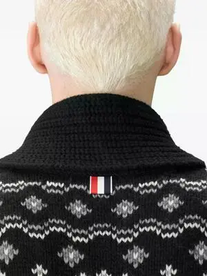 Thom Browne Icelandic Fair Isle Cashmere Cardigan