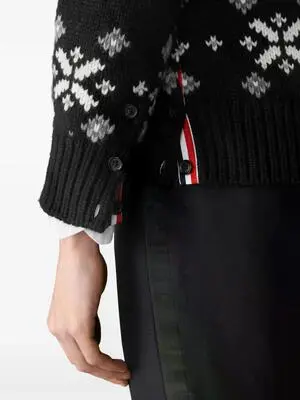 Thom Browne Icelandic Fair Isle Cashmere Cardigan