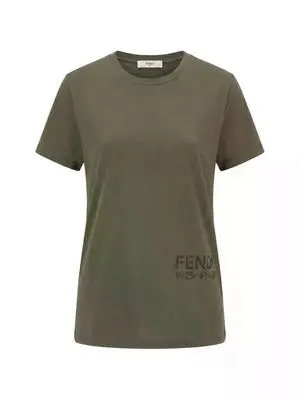 Fendi Logo-print Crew-neck T-shirt