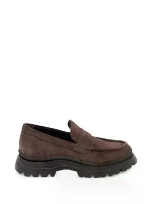 Hogan Suede Loafers - Brown
