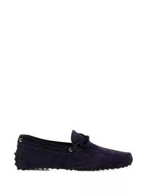 AURELIEN Softey Suede Driving Loafers - Blue