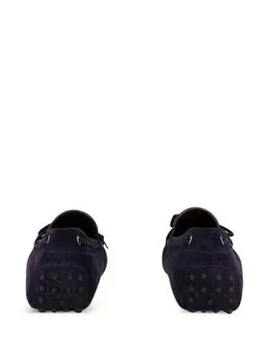 AURELIEN Softey Suede Driving Loafers - Blue