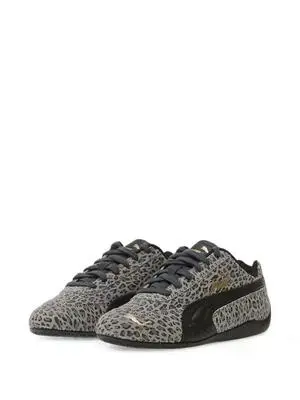 PUMA Speedcat Leopard-print Sneakers - Grey