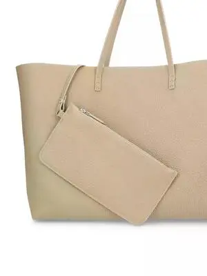 Fendi Roll Grained Leather Tote Bag