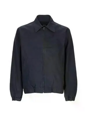 A.p.c. Logo-embroidered Zip-up Jacket