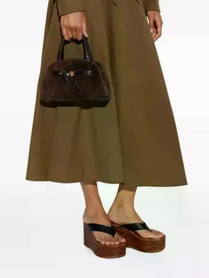 Tory Burch Small Romy Suede Bauletto Bag