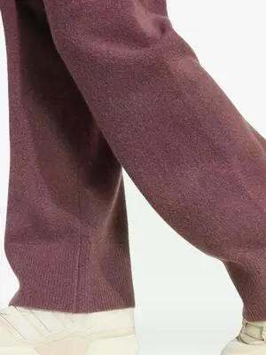 Adidas Logo-embroidered Knit Trousers