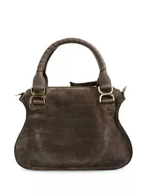 Chloé Small Marcie Suede Tote Bag - Brown