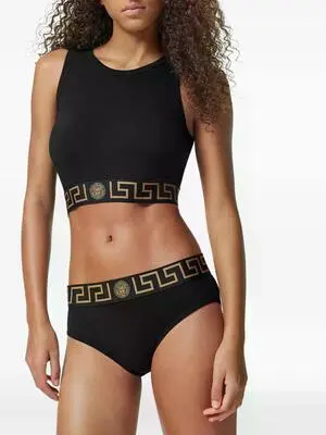 Versace Jacquard Cotton-jersey Briefs