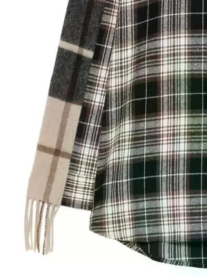 FRENKEN Fringe-trimmed Checked Shirt