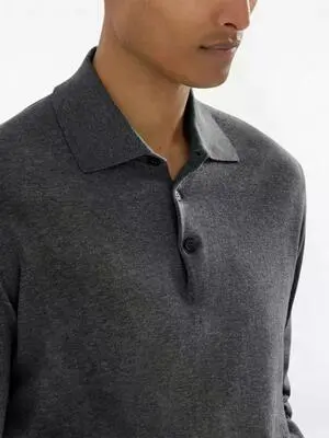 Brunello Cucinelli Cotton Lightweight Knit Polo Shirt