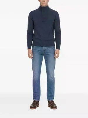 Barbour Button-up Elbow-patch Sweater