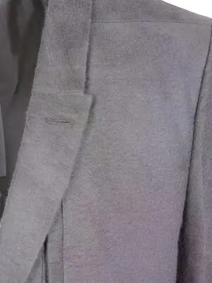 Rick Owens Single-breasted Ramie Blazer