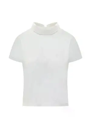 Givenchy High-neck Back-button T-shirt - White