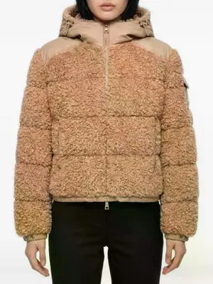 Moncler Alpestre Teddy Padded Jacket - Brown