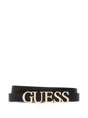 Guess Lefia Logo-plaque Belt - Black