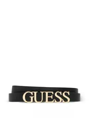 Guess Lefia Logo-plaque Belt - Black