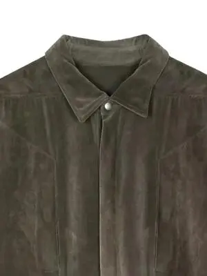 Rick Owens Fog Pocket Shirt - Brown