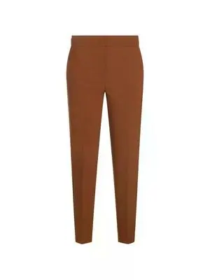 Max Mara Side-buckle Slim-fit Trousers