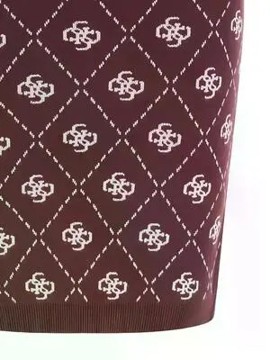 Guess Sarah 4g Monogram-print Skirt