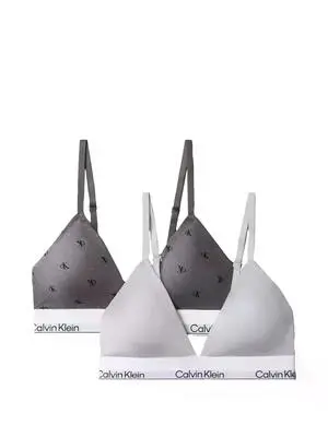 Calvin Klein Logo-print Triangle Bras