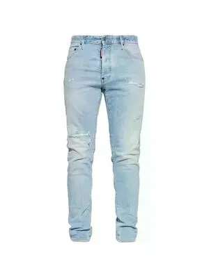Dsquared2 Super Bleached Stretch Skater Jeans