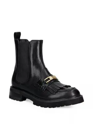 TWINSET Fringe-detail Chelsea Boots