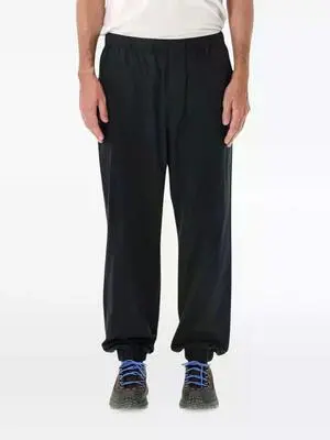 Moncler Logo-patch Elasticated-ankle Track Pants - Black